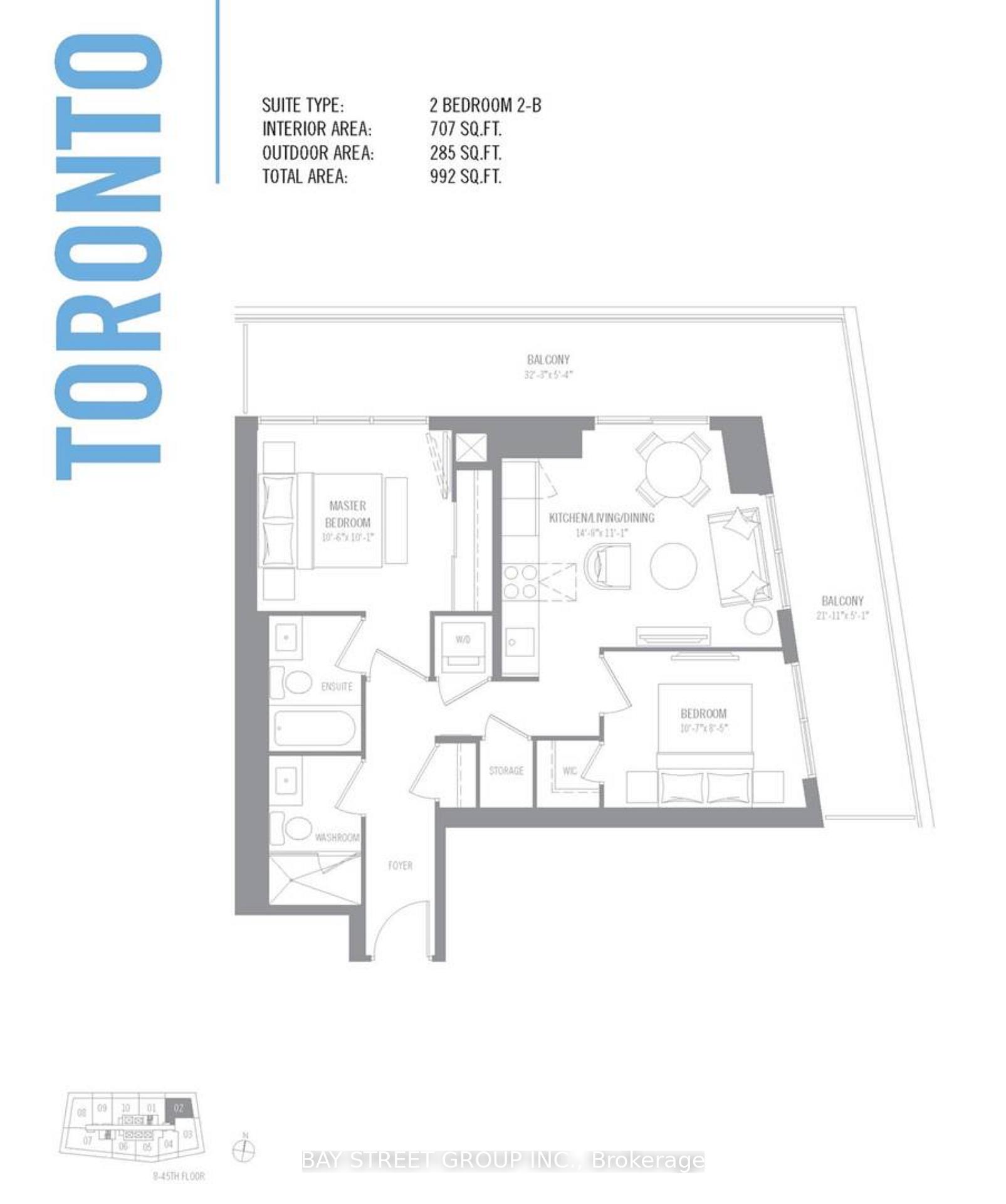 2502 - 2221 Yonge Street, Toronto, ON M4S 2B4