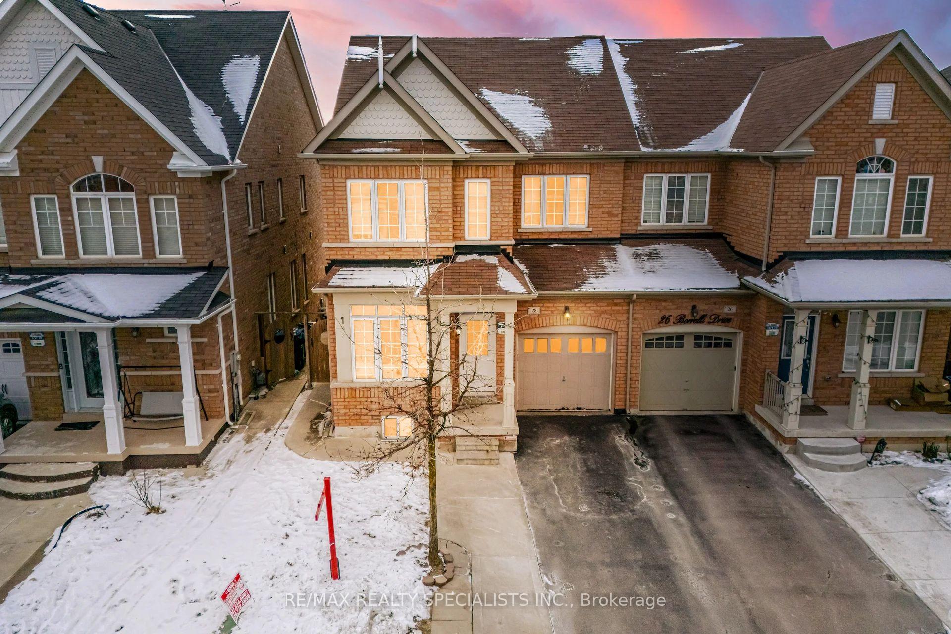 28 Borrelli Drive, Brampton, ON L6Y 0B7